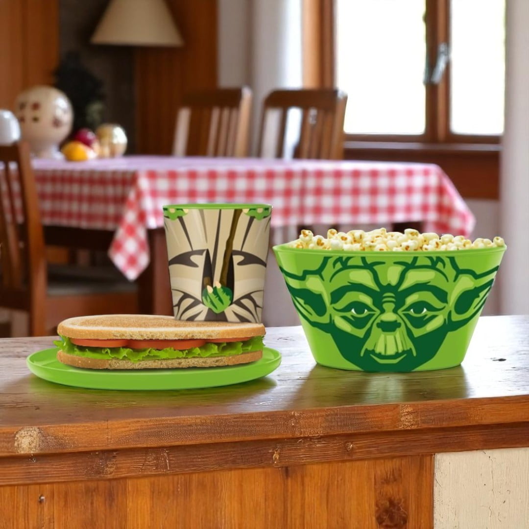 Mestre Yoda - Kit Para Lanches Star Wars 3 Peças - Azzurium Decorações ...