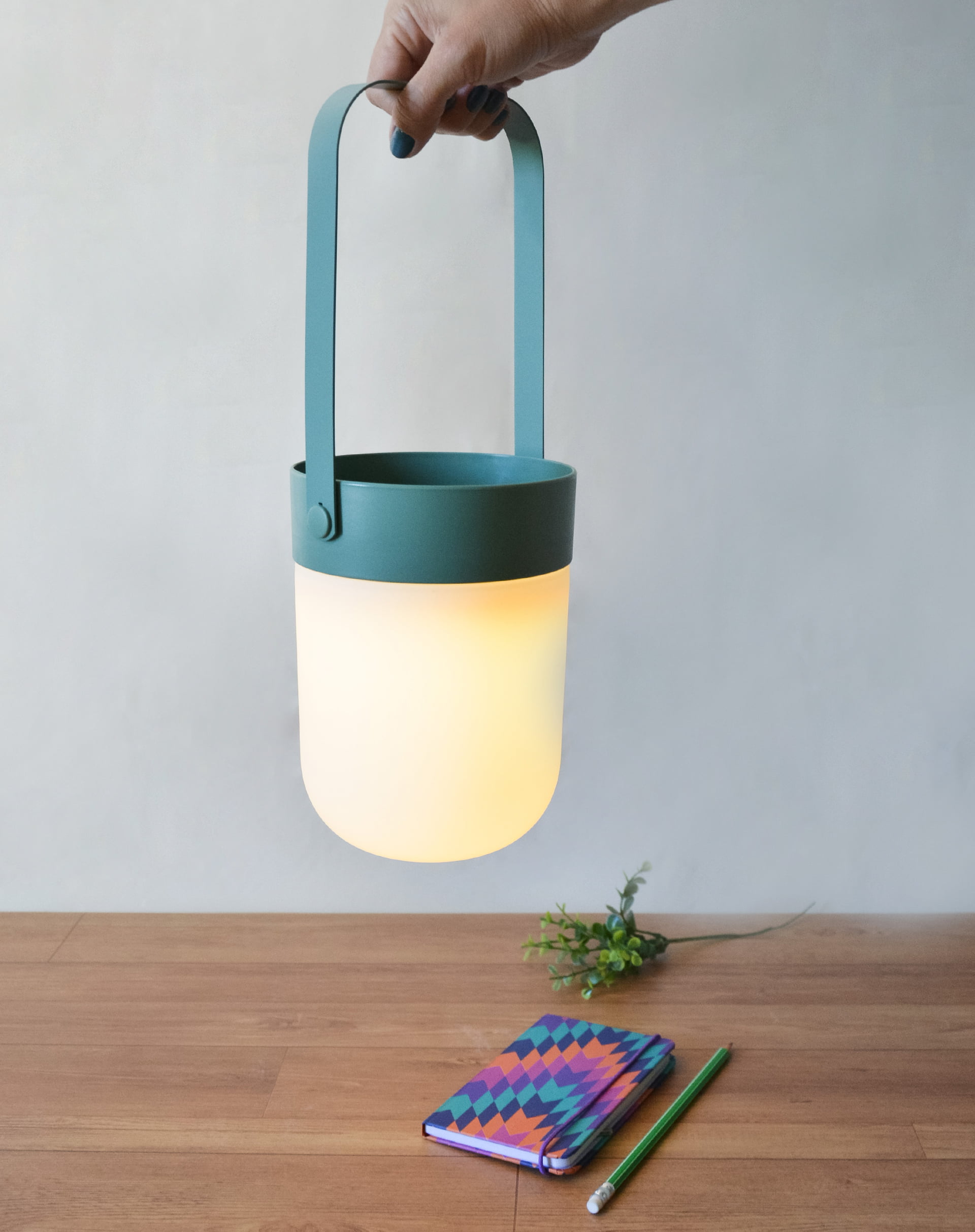 Lampião Led - Luminária Led Verde tipo Lampião - Azzurium Decorações e ...